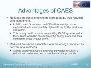 Caes operation and advantages | PPTX | Power and Energy Industry ...