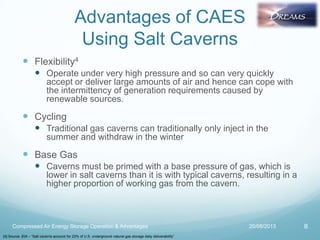 Caes operation and advantages | PPTX | Power and Energy Industry ...