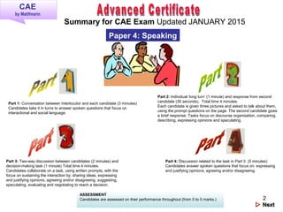 Cae speaking | PPT