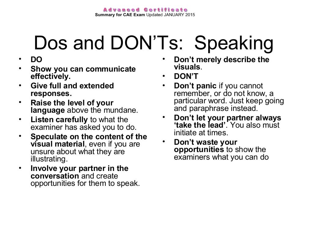 Cae Speaking cae-speaking