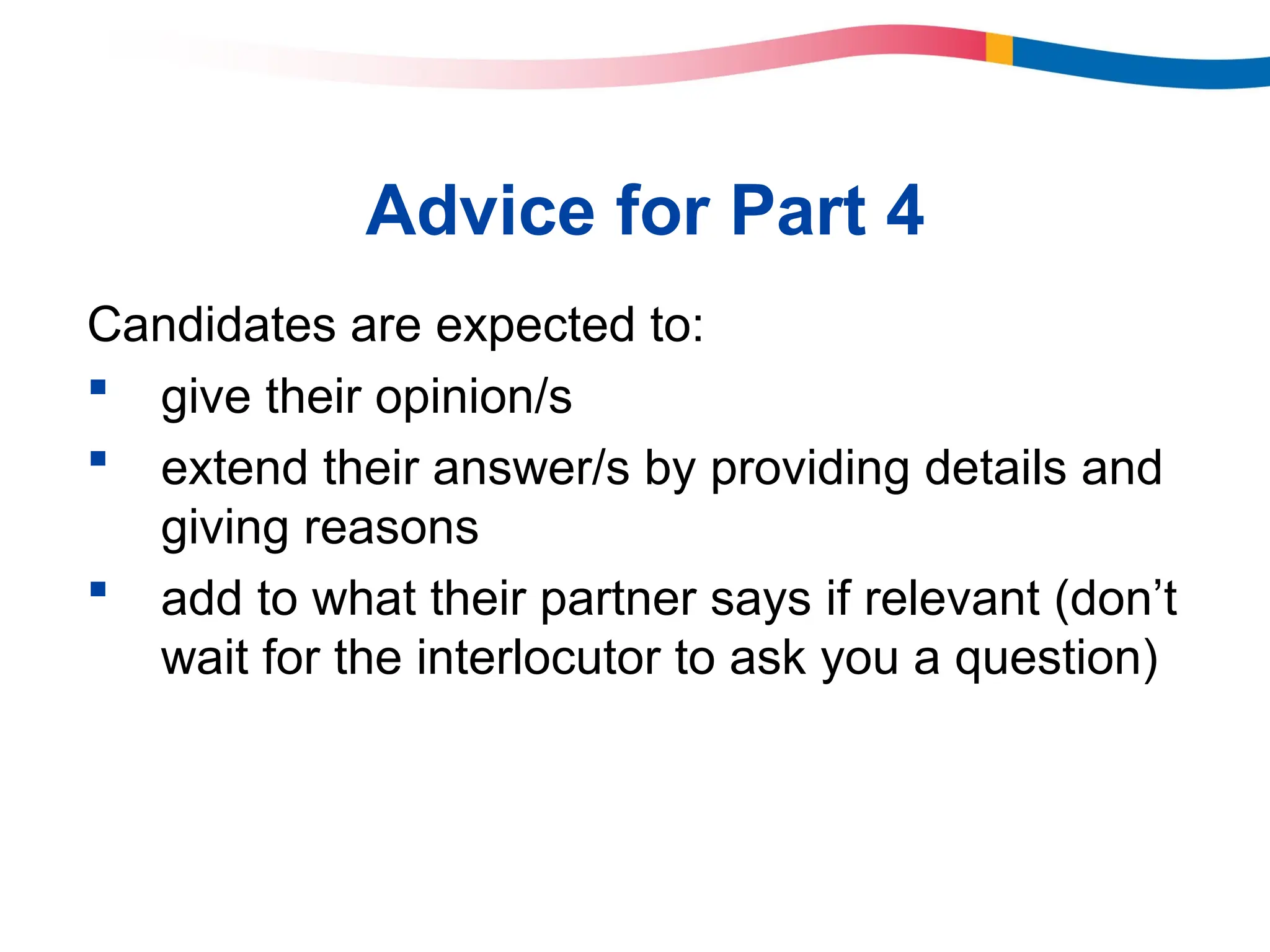 CAE SPEAKING.ppt, VERY IUSEFUL FOR SELFSTUDYING | PPT | Free Download