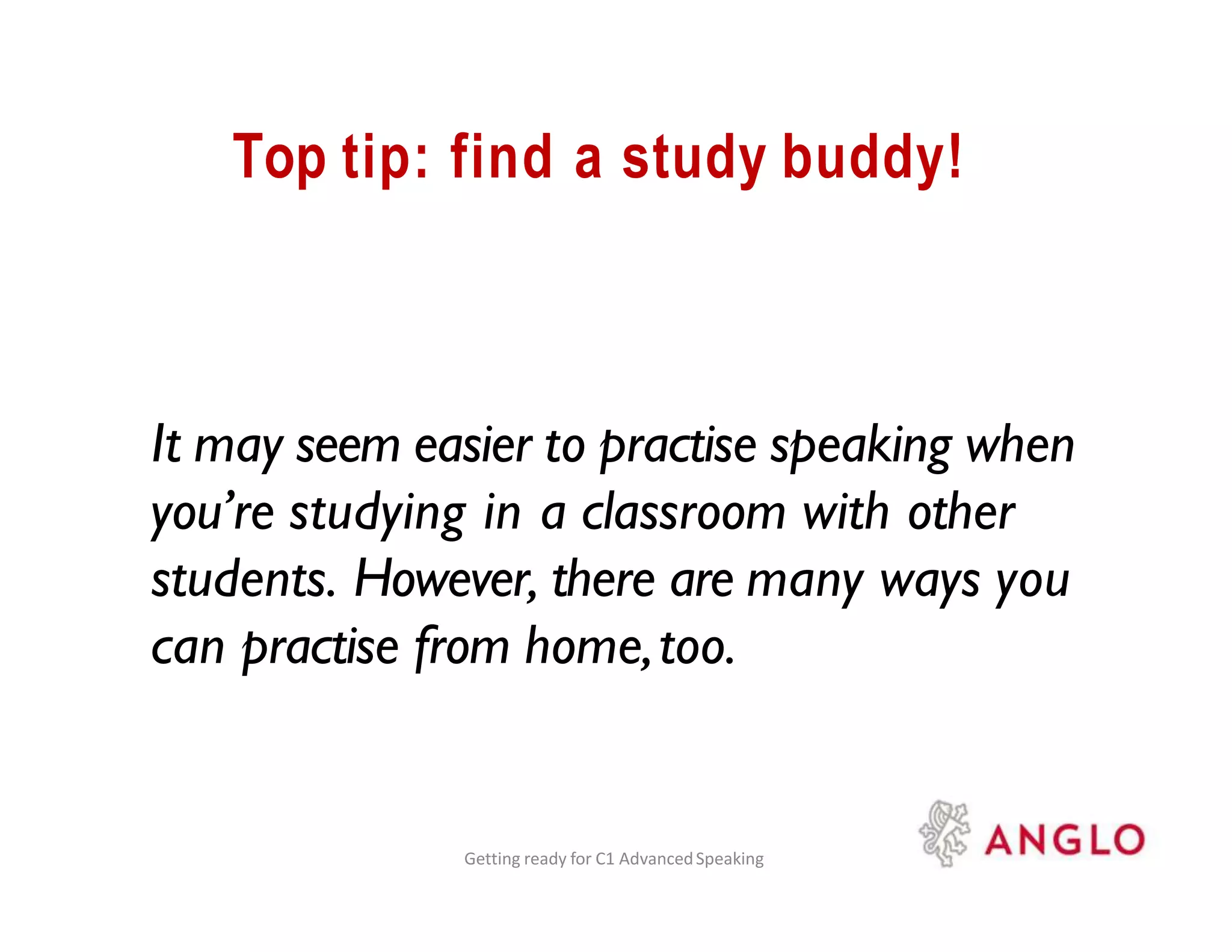 Cae speaking part 3 | PPTX