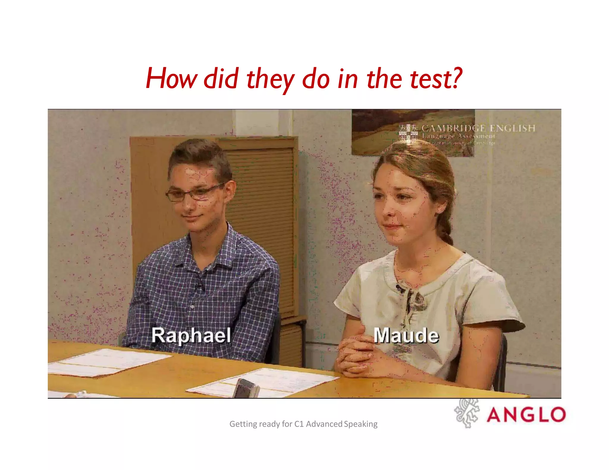 Cae speaking part 3 | PPTX