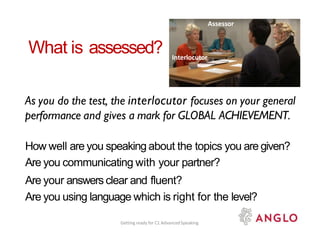 Cae speaking part 3 | PPTX