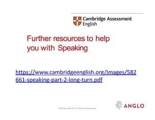 Cae speaking part 4 | PPTX