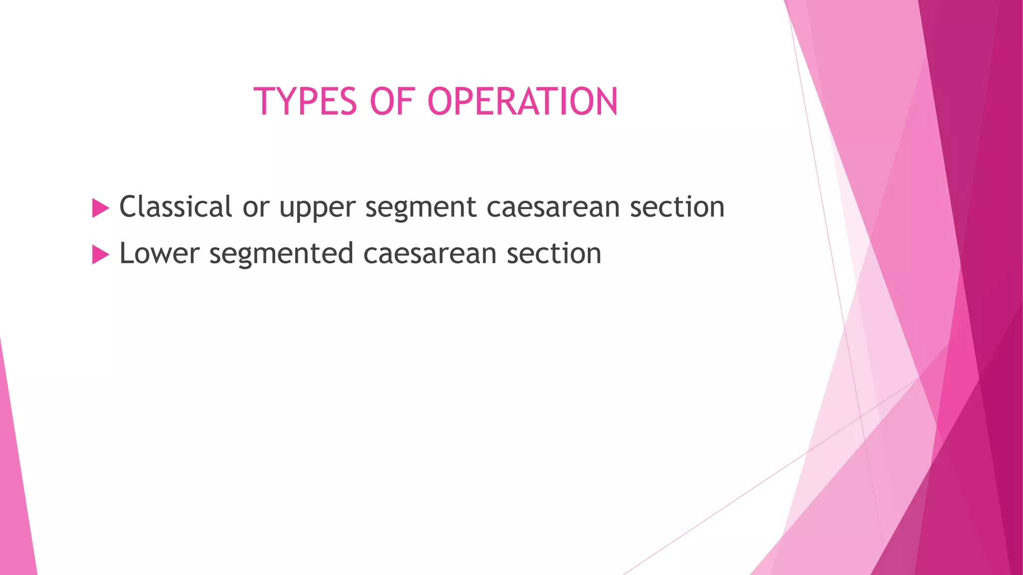 Caesarean section | PPTX