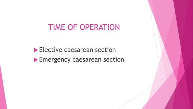 Caesarean section | PPT