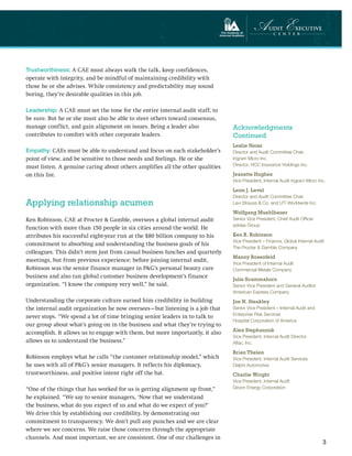 Internal Audit & Risk - Building Relationship Acumen | PDF