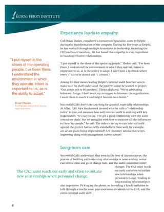 Internal Audit & Risk - Building Relationship Acumen | PDF