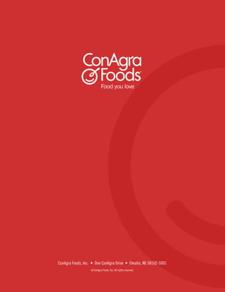 ConAgra Foods company information | PDF