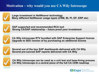 Wily Introscope at the CA Expo 2010 | PPT