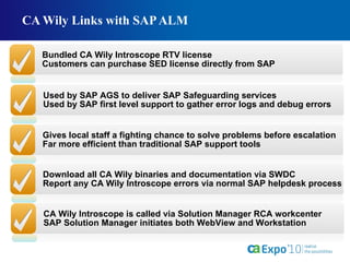 Wily Introscope at the CA Expo 2010 | PPT
