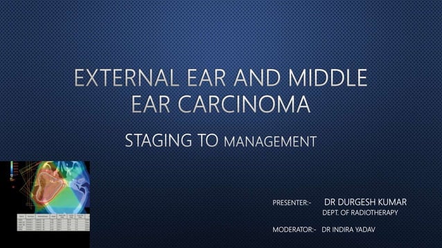 Ca external and middle ear staging to management1 | PPT