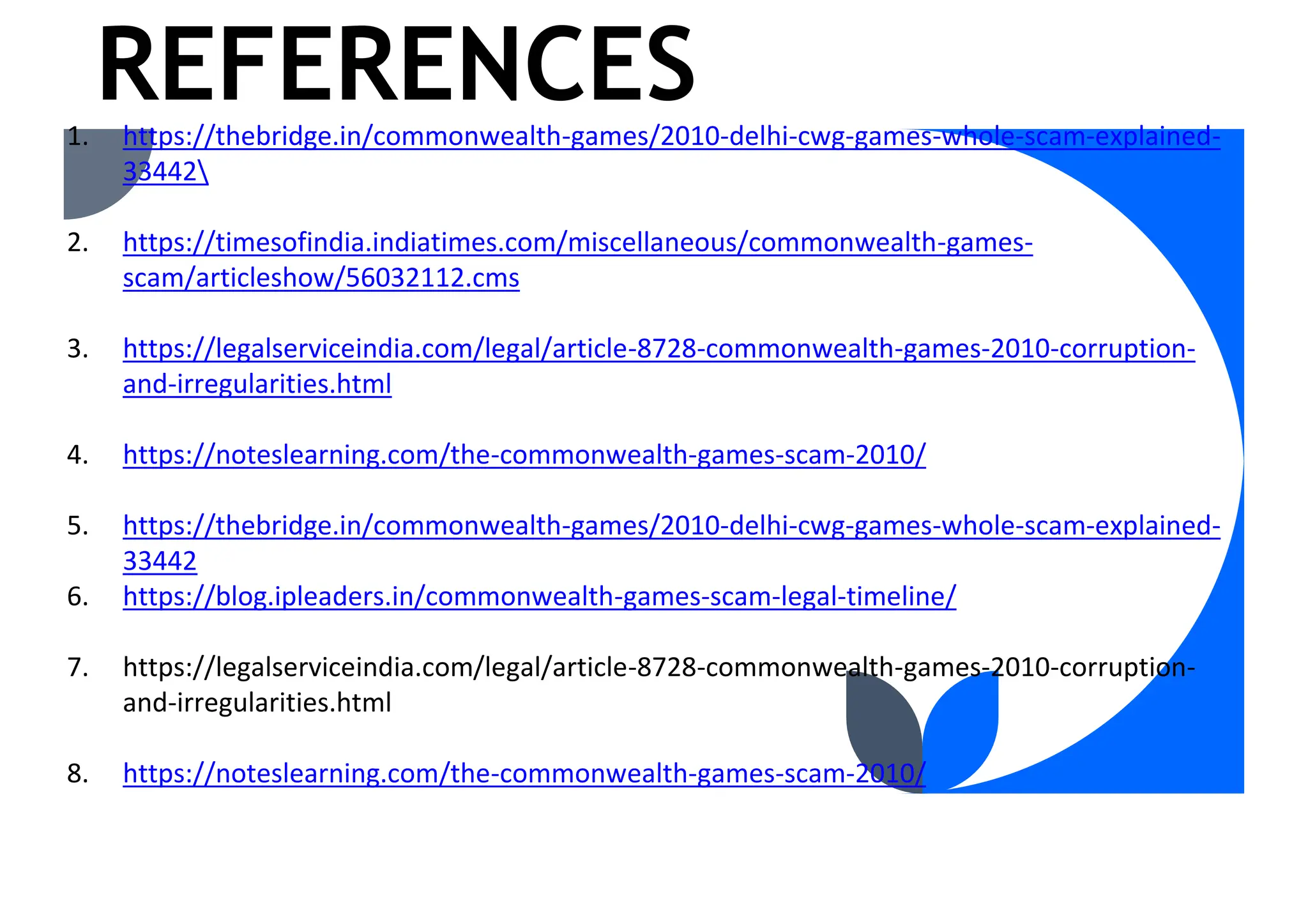 Commonwealth Games Scam India 2010 | PPTX