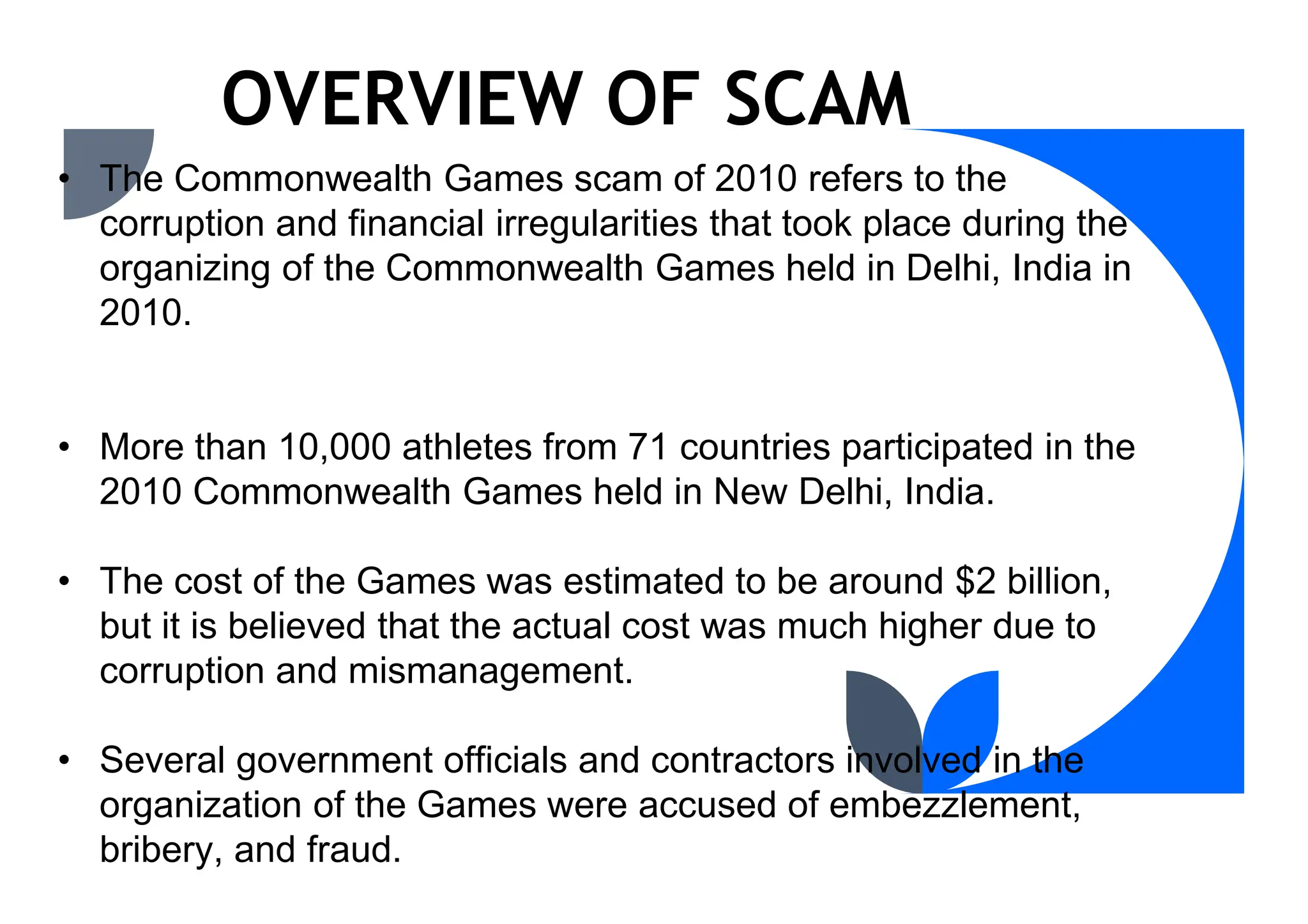 Commonwealth Games Scam India 2010 | PPTX
