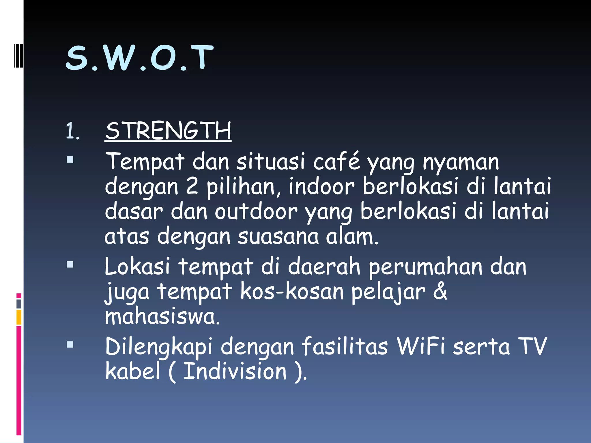 Café Adhelia Swot Analysis | PPT