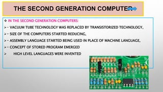 evolution of computers and various types | PPT