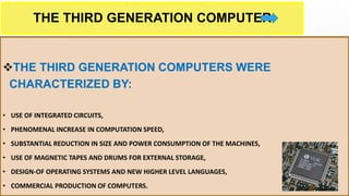 evolution of computers and various types | PPTX