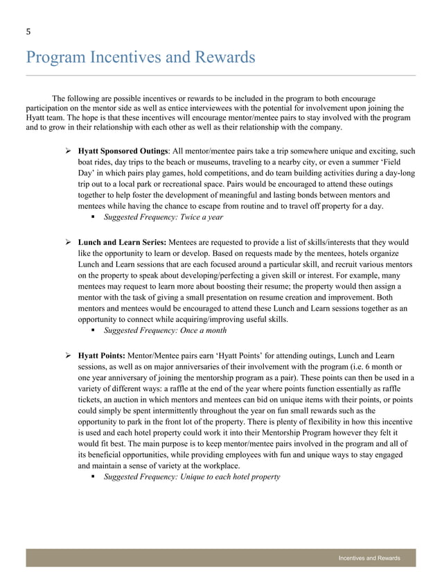 Mentorship Program Outline | PDF