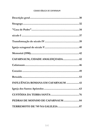 CIDADE BÍBLICA DE CAFARNAUM - GEOGRAFIA | PDF