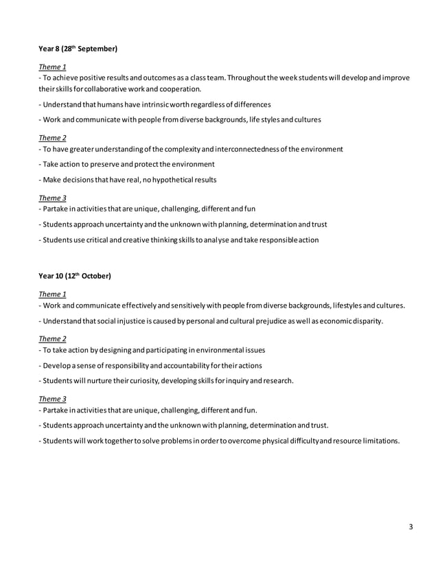 BSQ Week Without Walls