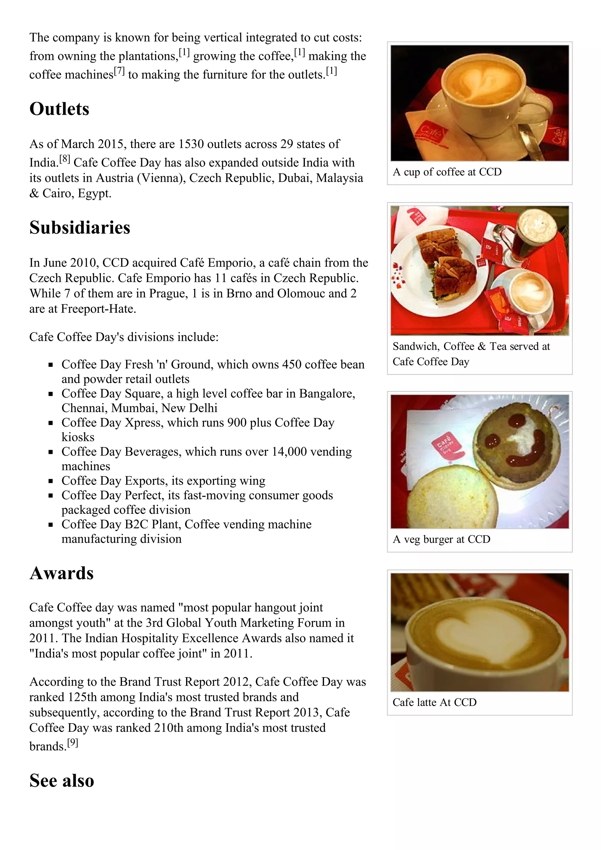 Café coffee day | PDF
