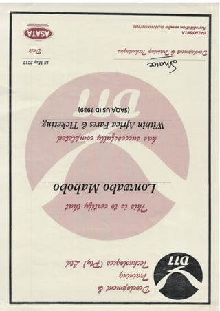 certificates | PDF