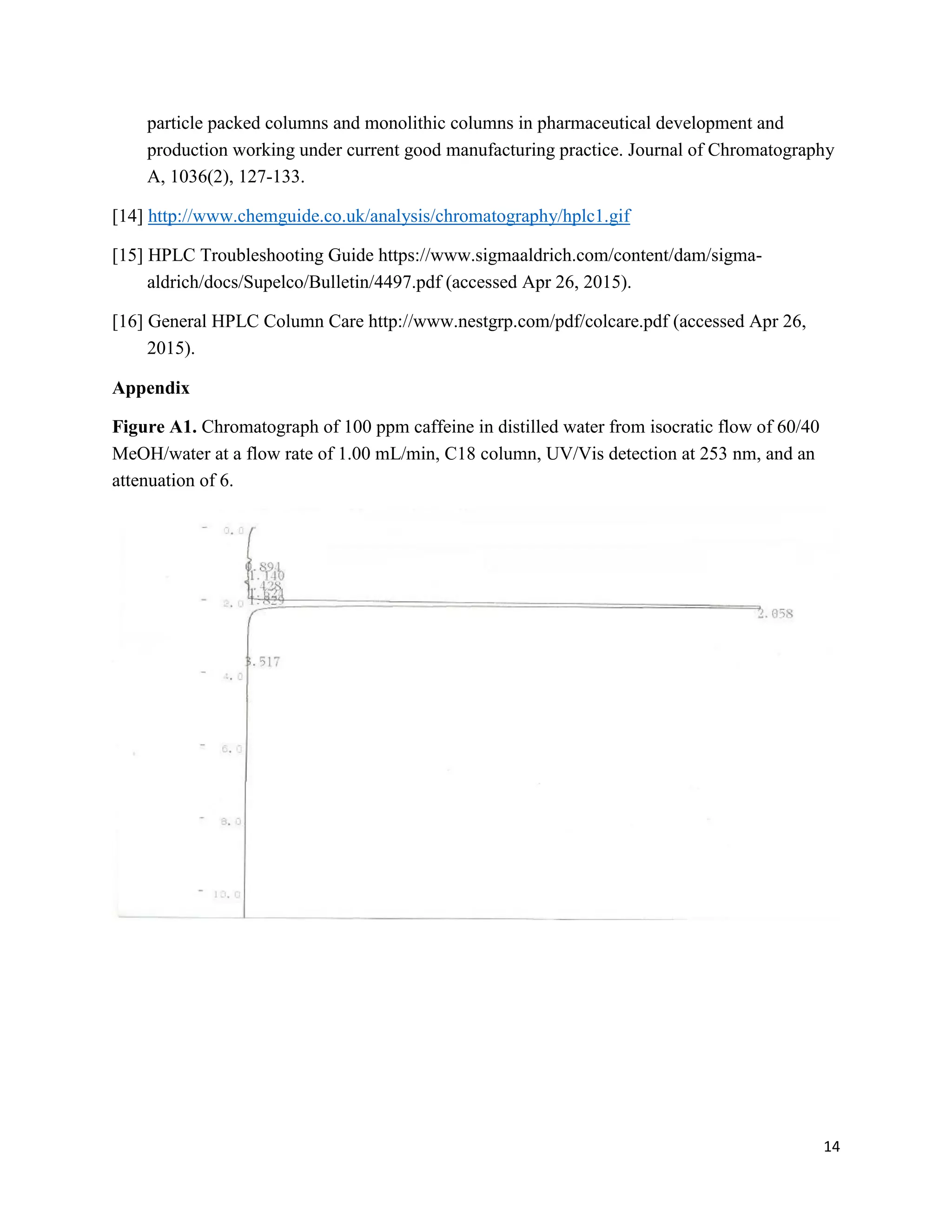 Final Lab Report-Caffeine | PDF