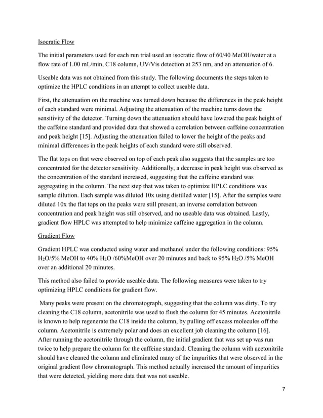 Final Lab Report-Caffeine | PDF | Chemistry | Science