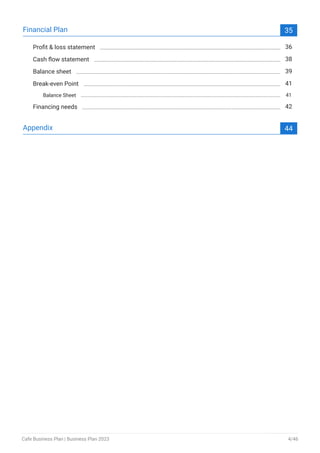 Cafe Business Plan Example | PDF