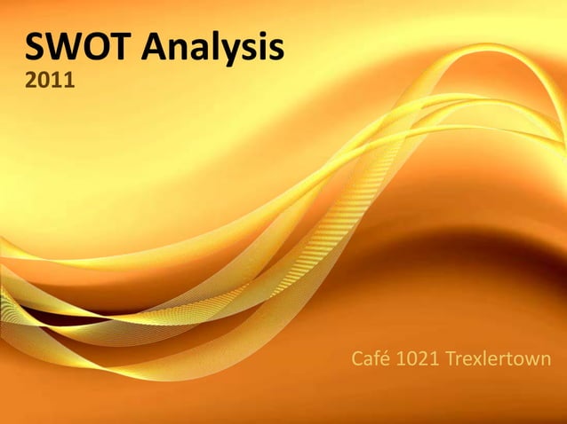 Cafe1021 swot analysis | PPTX
