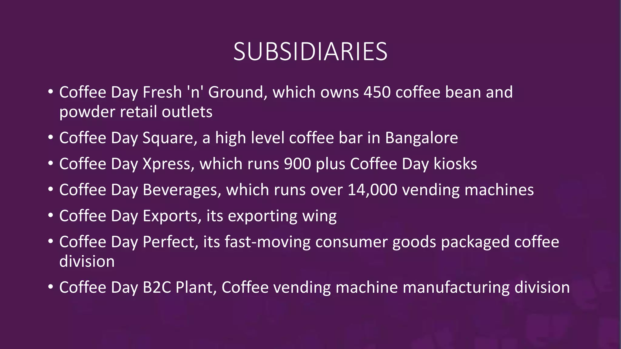 Cafe coffee day | PPTX