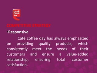 Miniproject on strategic fit of cafe coffee day | PPT