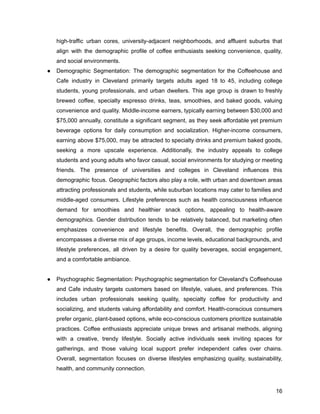 Cafe Coffee Shop Business Plan [Download Free Template] | PDF