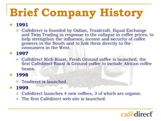 Cafe direct | PPT | Business Accounting & Finance | Business