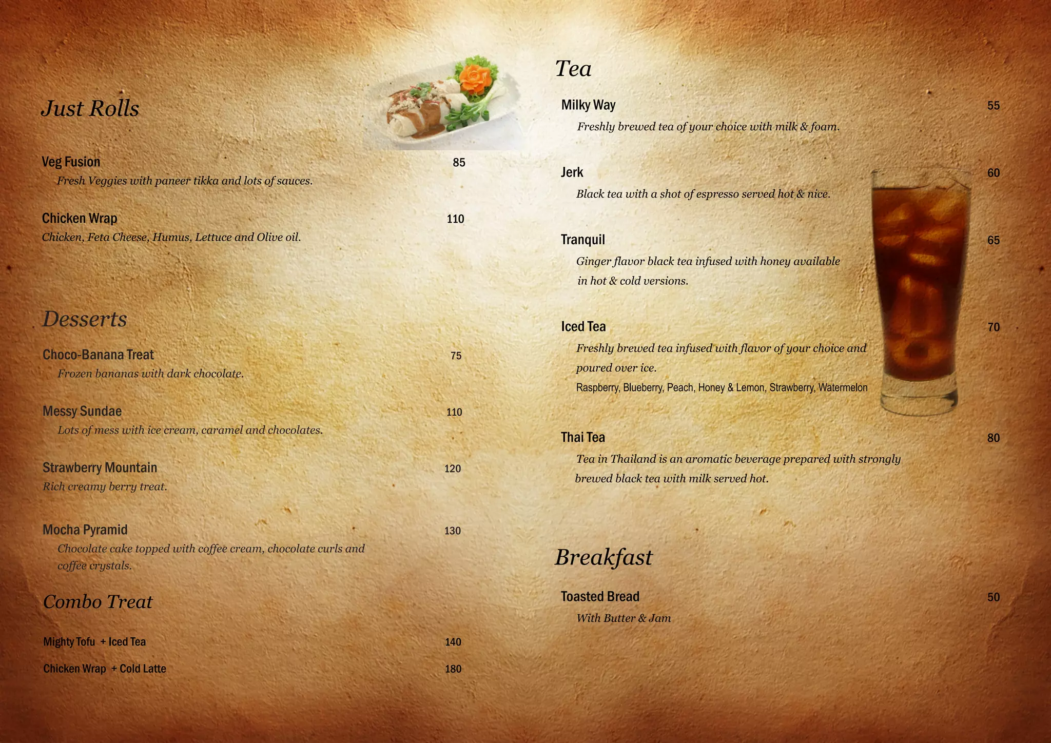 Cafe H W Menu | PDF