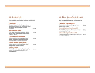 Check out Le Cafe Royale's Menu | PPT
