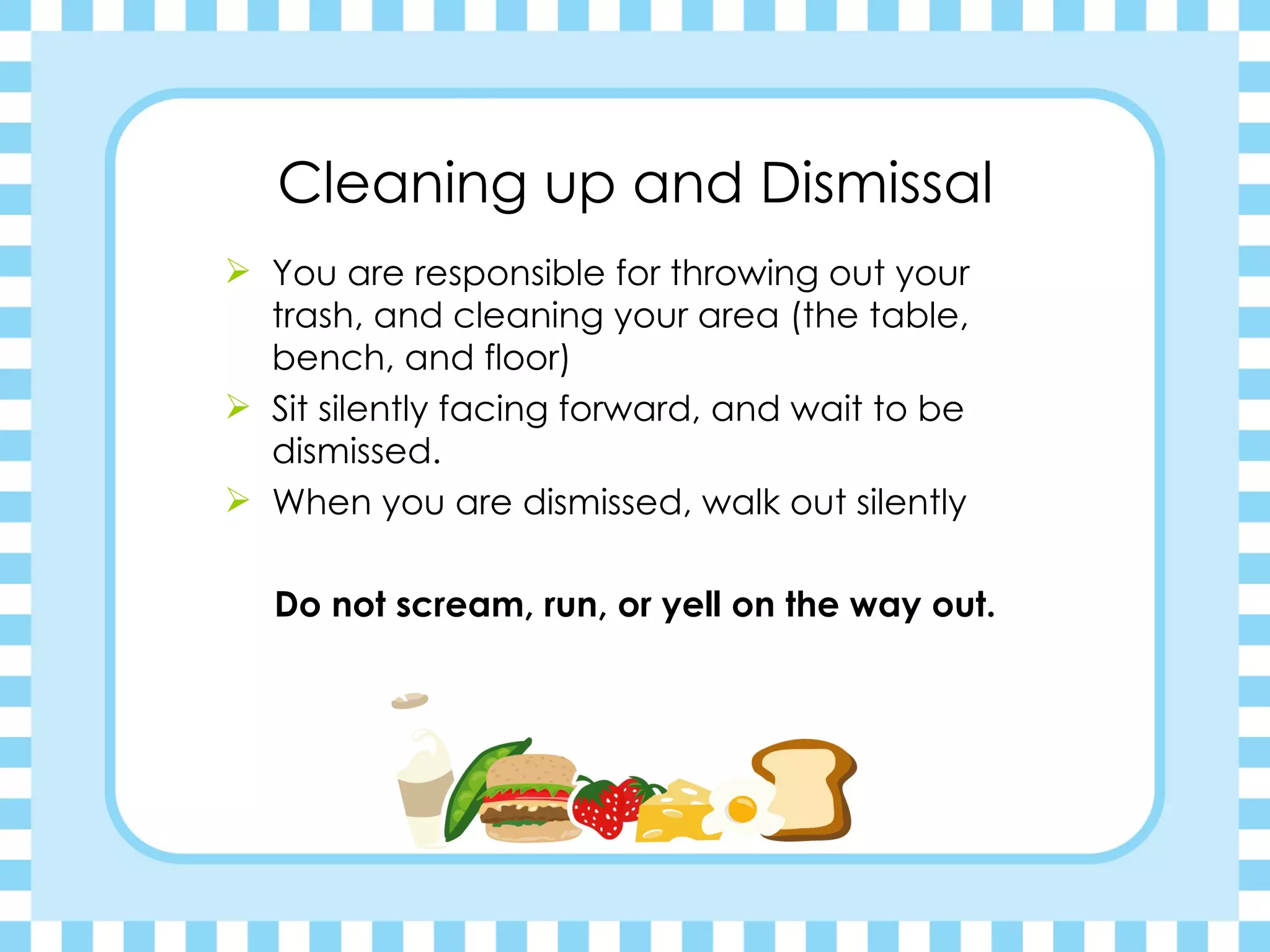 Cafeteria Procedures | PPT