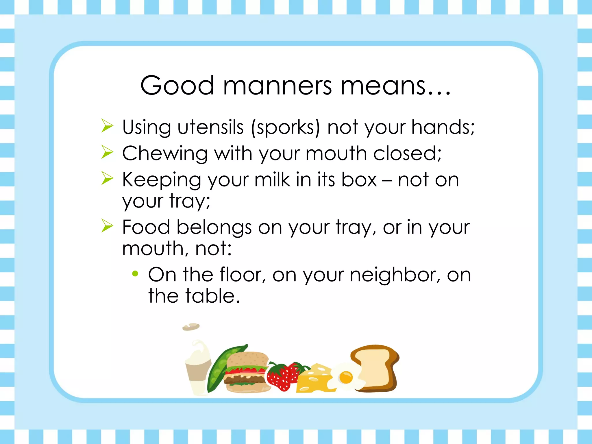 Cafeteria Procedures | PPT