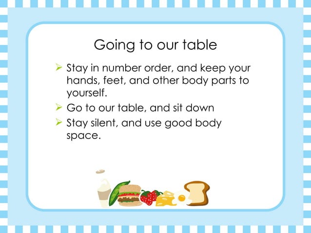Cafeteria Procedures | PPT