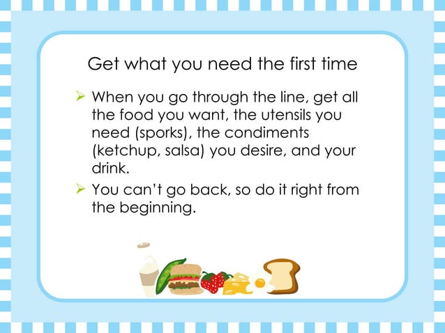 Cafeteria Procedures | PPT