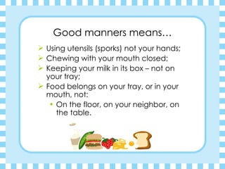 Cafeteria Procedures | PPT