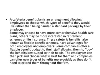 Cafeteria compen | PPTX