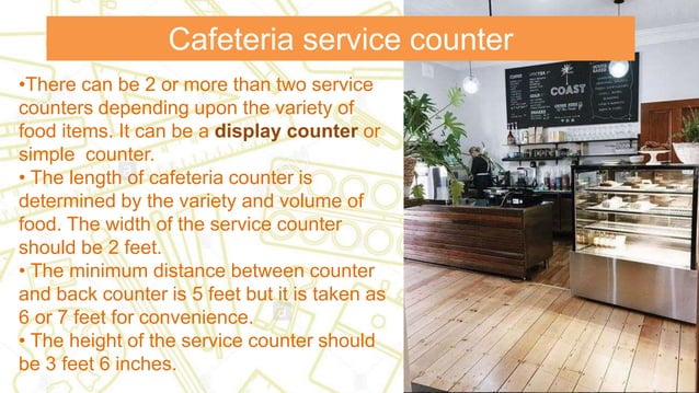 Cafeteria design Literature Review | PPTX