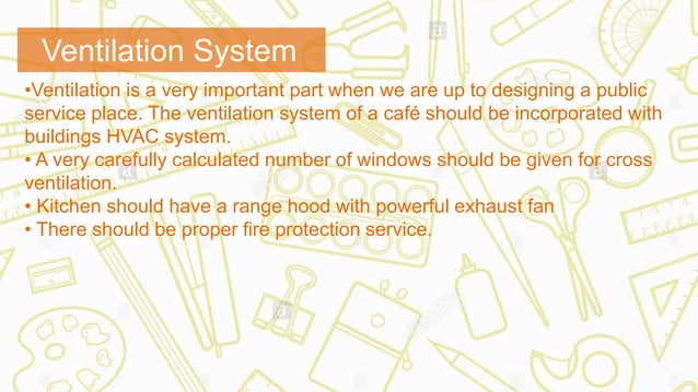 Cafeteria design Literature Review | PPTX