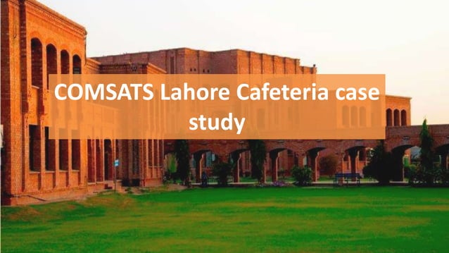 Cafeteria design Literature Review | PPTX