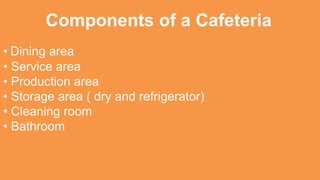 Cafeteria design Literature Review | PPTX