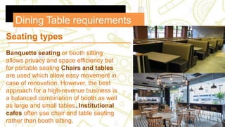 Cafeteria design Literature Review | PPTX