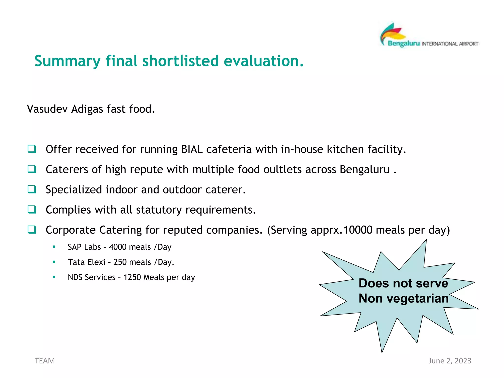 Cafeteria Proposal for new vendor.ppt
