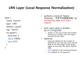 Caffe framework tutorial2 | PPT